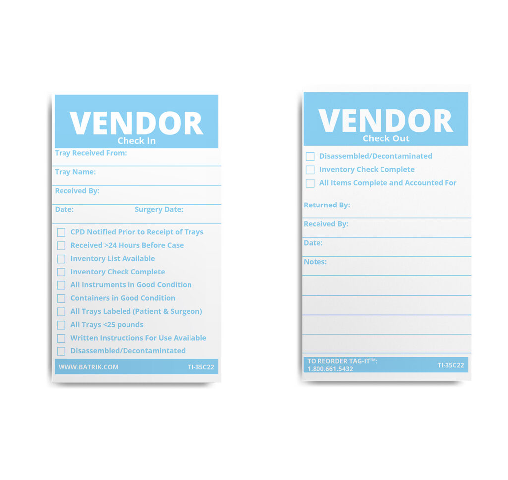 Batrik Tag-It™ Identification Tags - Surgmed Group