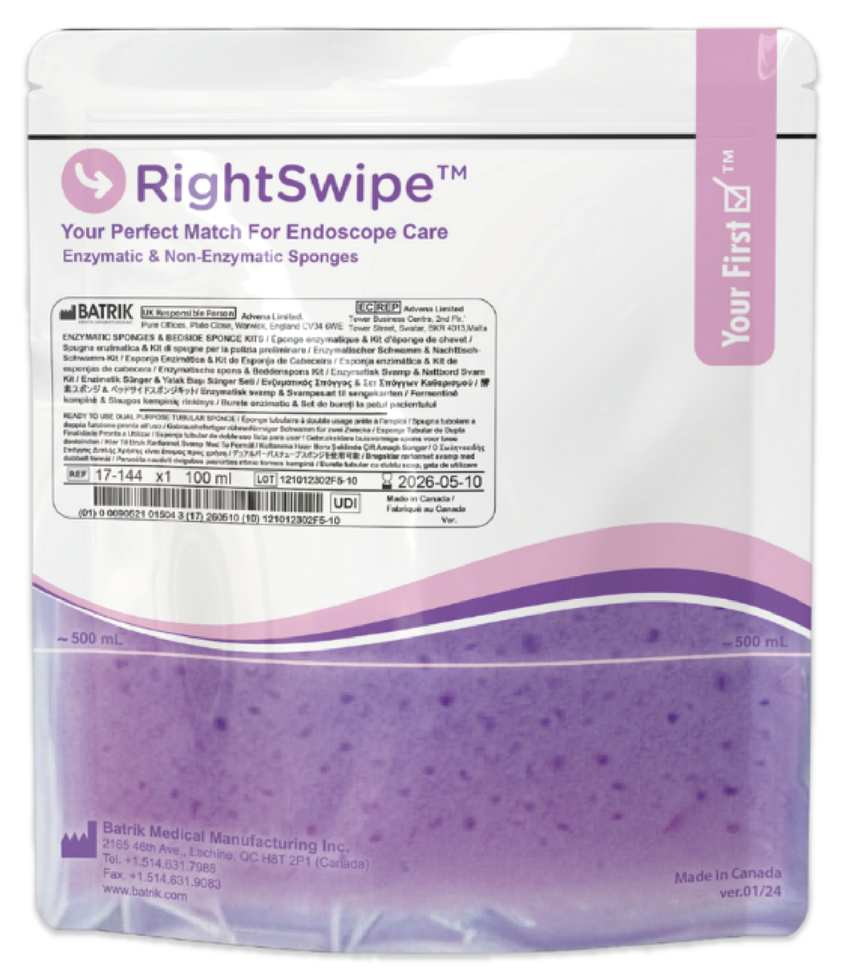 Enzymatic Bedside Sponge Kits - Surgmed Group